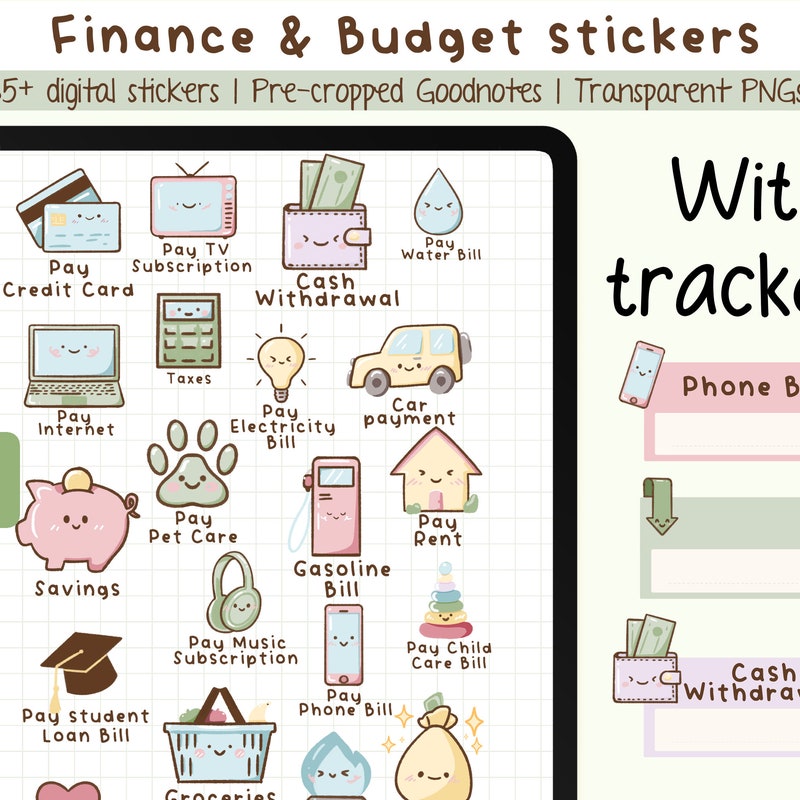 Finance Stickers - Etsy