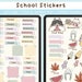School Digital Stickers, 95 Kawaii Digital Stickers for Students and ...