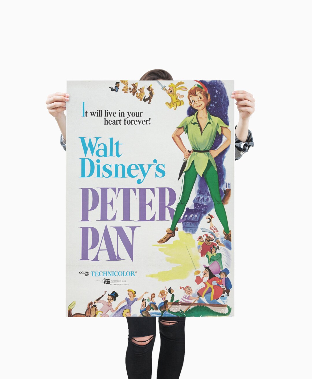 Peter Pan original / Premium Matte Vertical Poster - Etsy