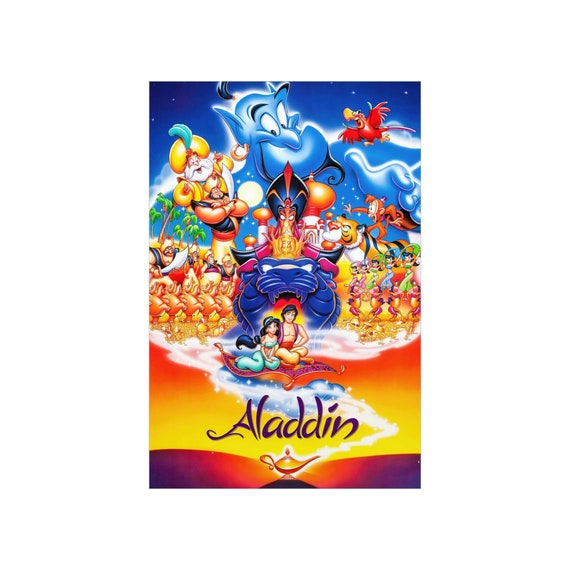 Original Aladdin Poster Aladdin Poster Hi Res Stock Photography And