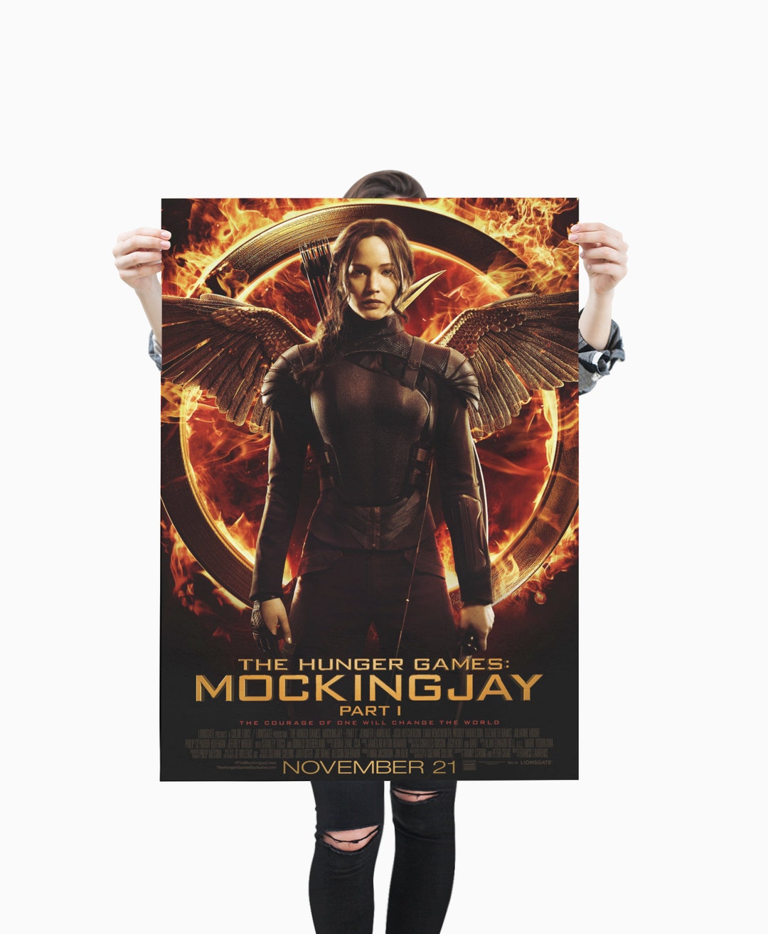 The Hunger Games Mockingjay Part 1 Poster / Premium Matte Vertical ...