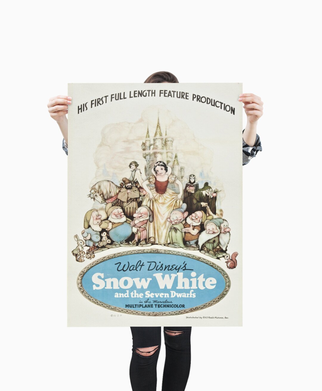 Snow White and the Seven Dwarfs original / Premium Matte Vertical ...