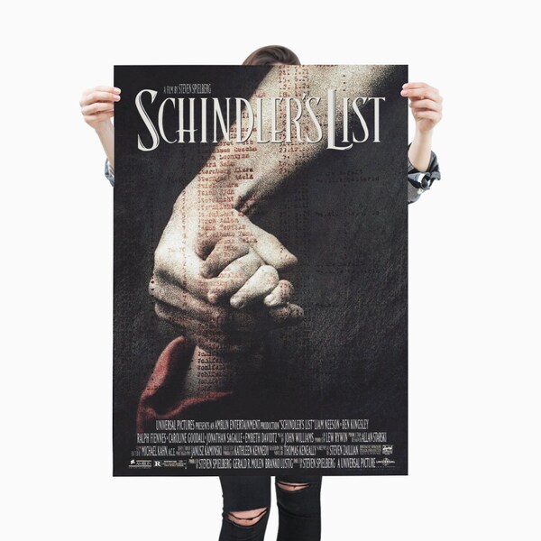 Schindler’s List Poster - Etsy