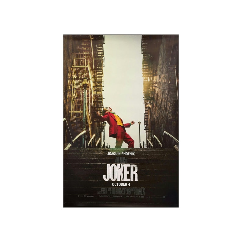 JOKER 2019 / Premium Matte Vertical Poster - Etsy