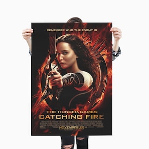 The Hunger Games Catching Fire Poster / Premium Matte Vertical Poster ...