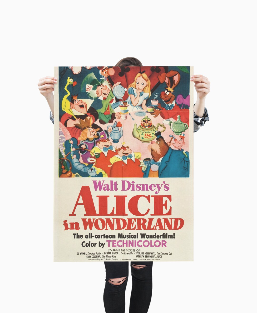Alice in Wonderland (original) / Premium Matte Vertical Poster - Etsy