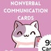 Non-verbal Communication Cards (cat Edition) - Communication Assistive ...