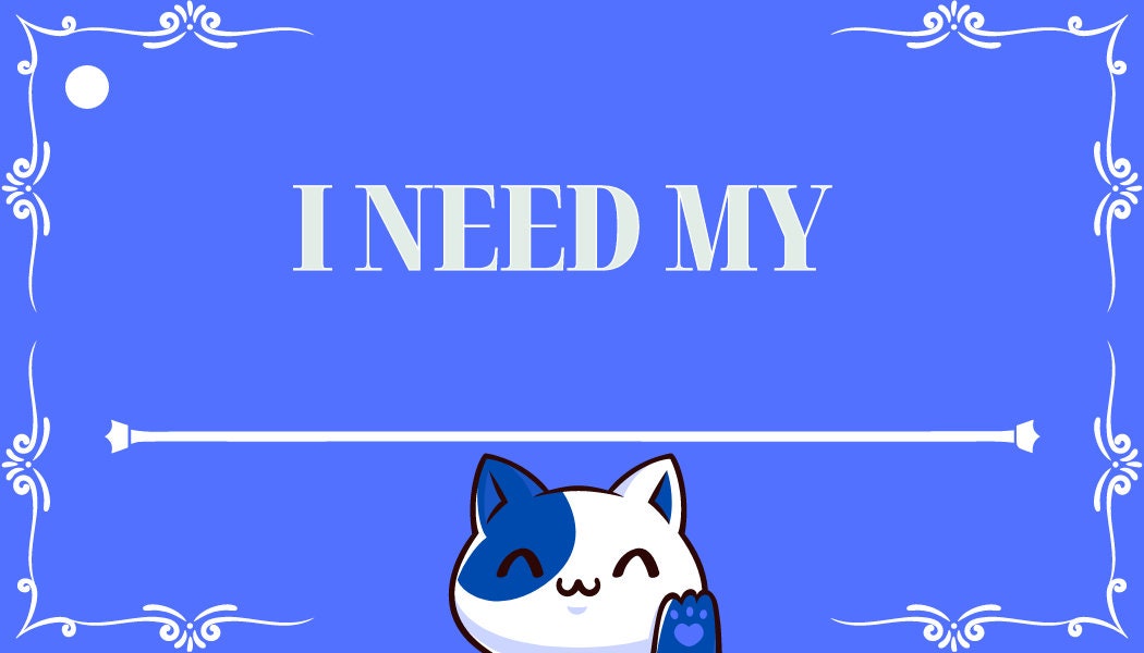 Non-verbal Communication Cards (blue Cat Edition) - Communication ...