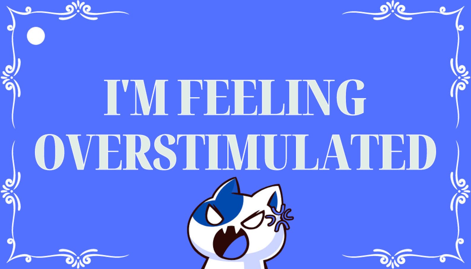 Non-verbal Communication Cards blue Cat Edition Communication Assistive ...