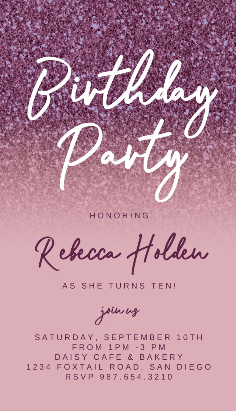 Editable Invitations - Etsy