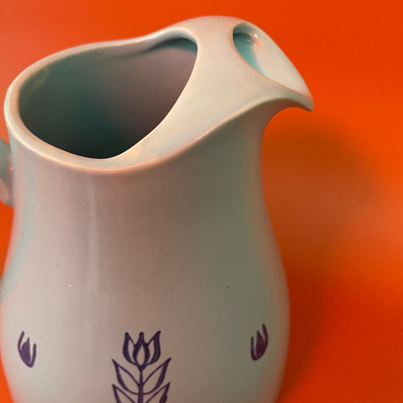 Folk USA Made Blue Pitcher - Etsy