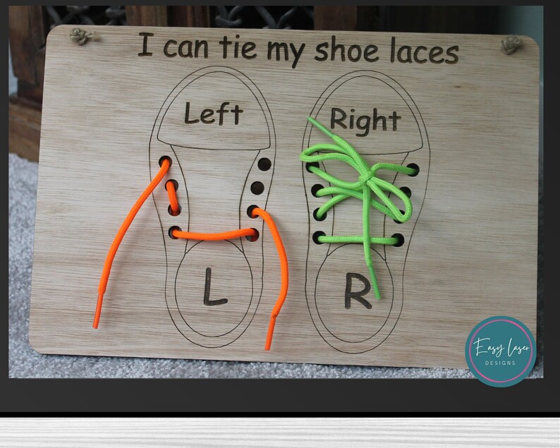 Shoe Tying Practice - Montessori Shoes SVG - Laser Design Template ...