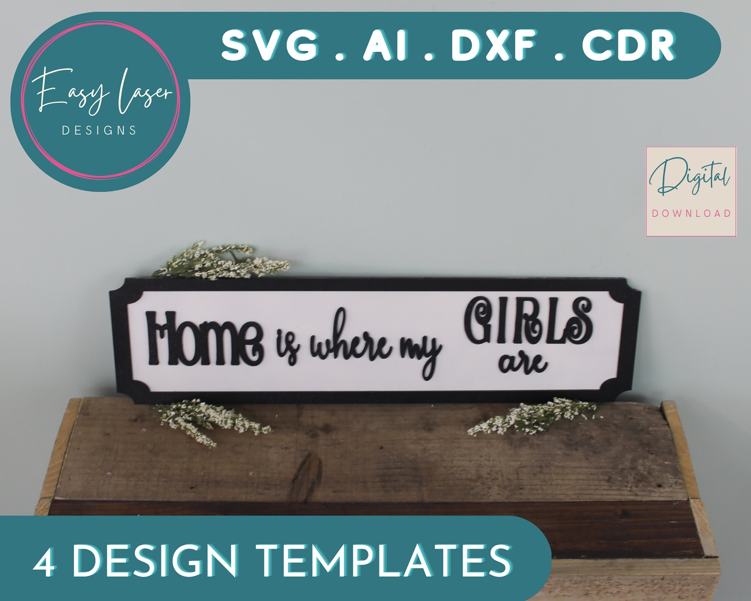 Railway Sign SVG Templates Street Sign Gift Idea Digital Download ...