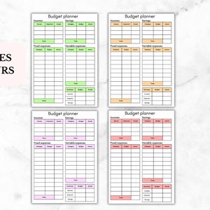 Printable Monthly Budget, Monthly Income & Expense Recorder, Monthly ...
