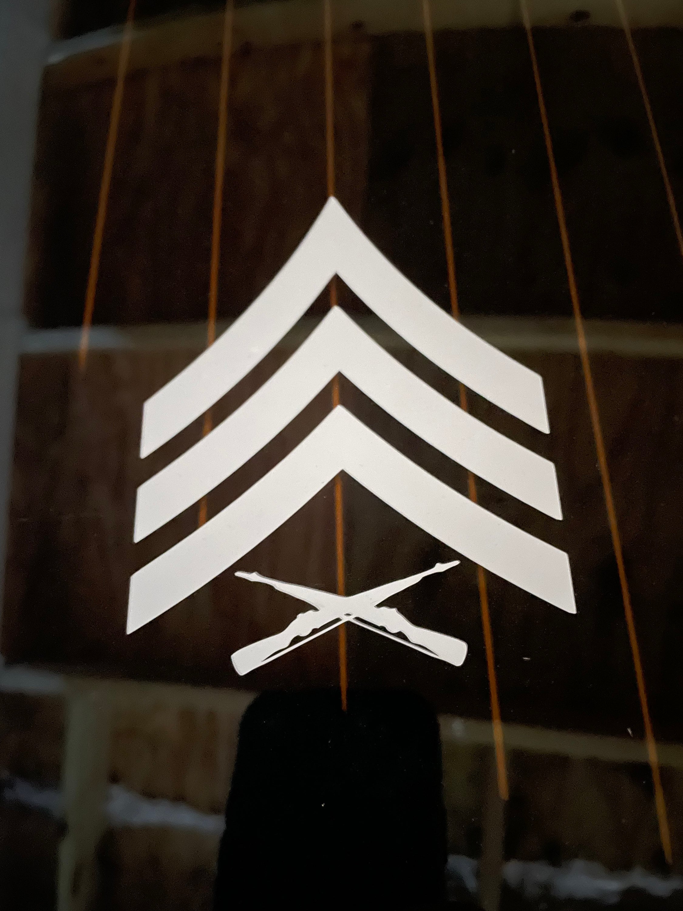 USMC Rank Vinyl Decal - Etsy