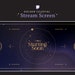 Celestial Gold Purple Twitch Stream Screen, Animated Minimal Cosmic and ...