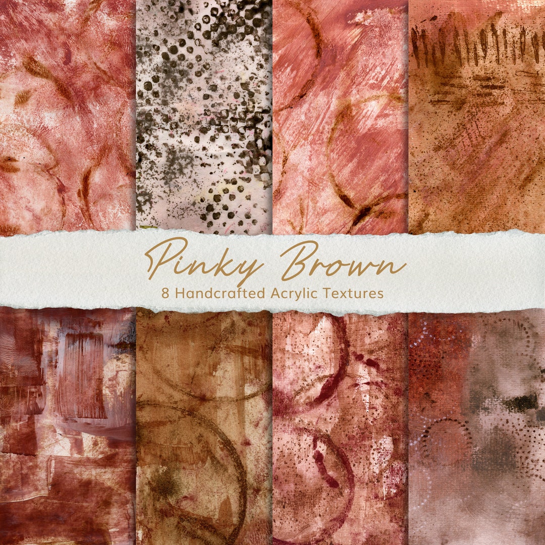 Digital Scrapbook Paper Set - Pinky Brown - Photo Backgrounds ...