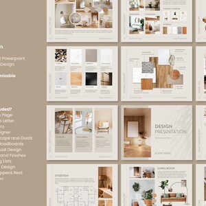 FFE Finishes Schedule and Design Presentation Template Bundle for ...