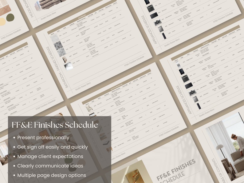 Interior Design Business Template Starter Bundle Fee Proposal, FFE ...