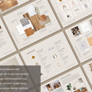 FFE Finishes Schedule and Design Presentation Template Bundle for ...