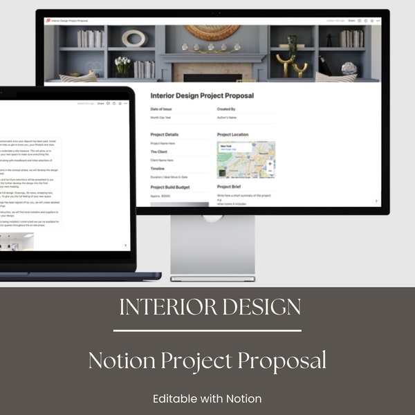 Notion Proposal Template - Etsy