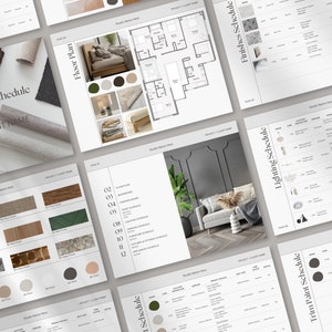 Interior Design Template FFE Finishes, Furniture, Hardware & Fixtures ...