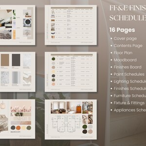 Interior Design Foundational Design Trio Fee Proposal, FFE Finishes ...