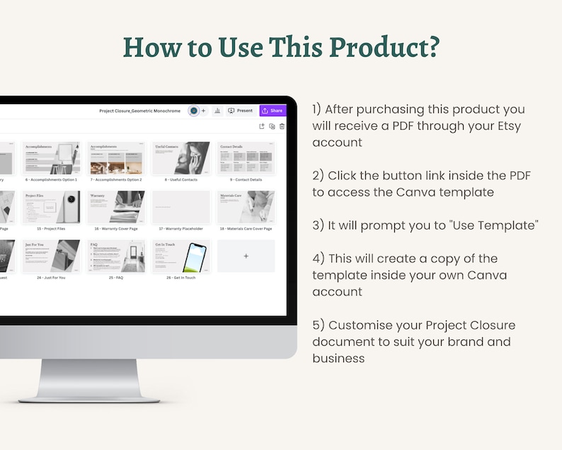 Project Closure Packet Template Client Goodbye E-design Closing Packet ...