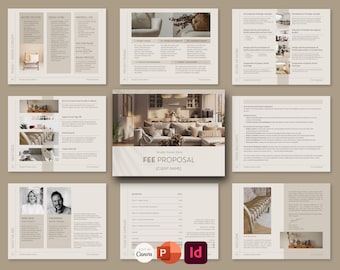 Interior Design Fee Proposal Template - Etsy