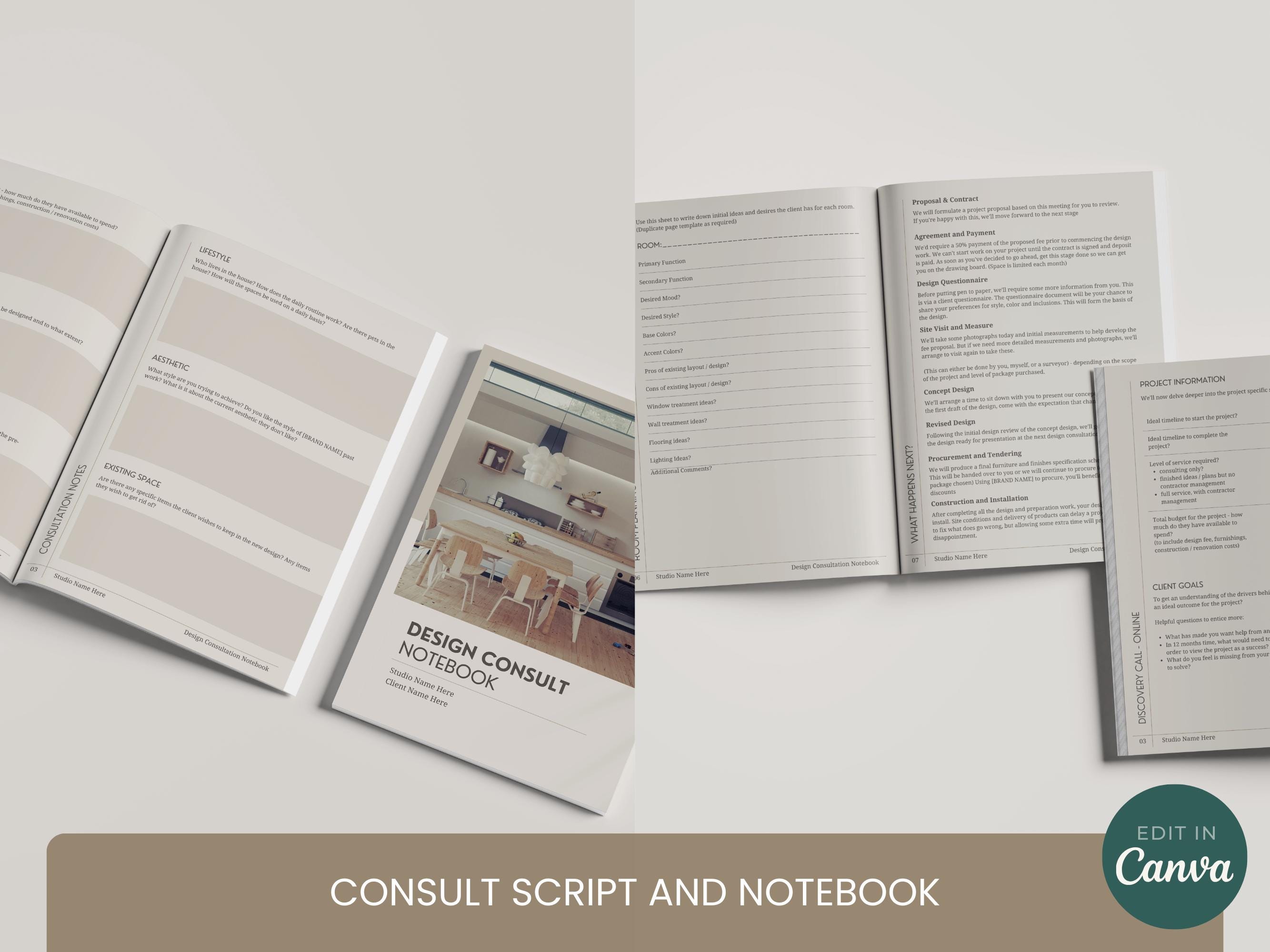 190+ Pages - Full Interior Design Studio Business Starter Pack Bundle ...