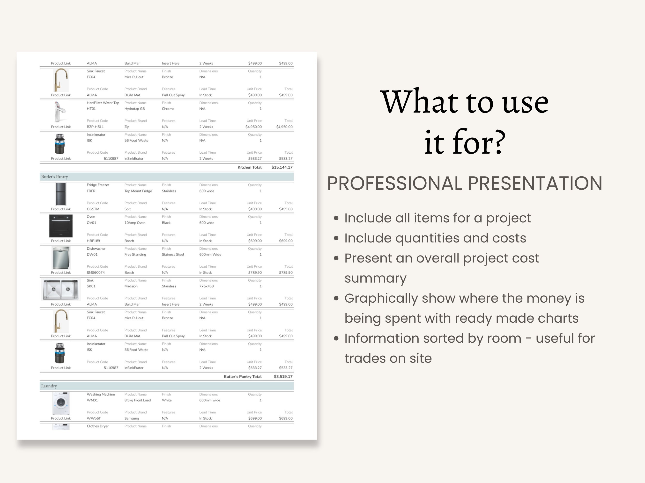 Interior Design FFE Finishes Schedule Product Specification, Furniture ...