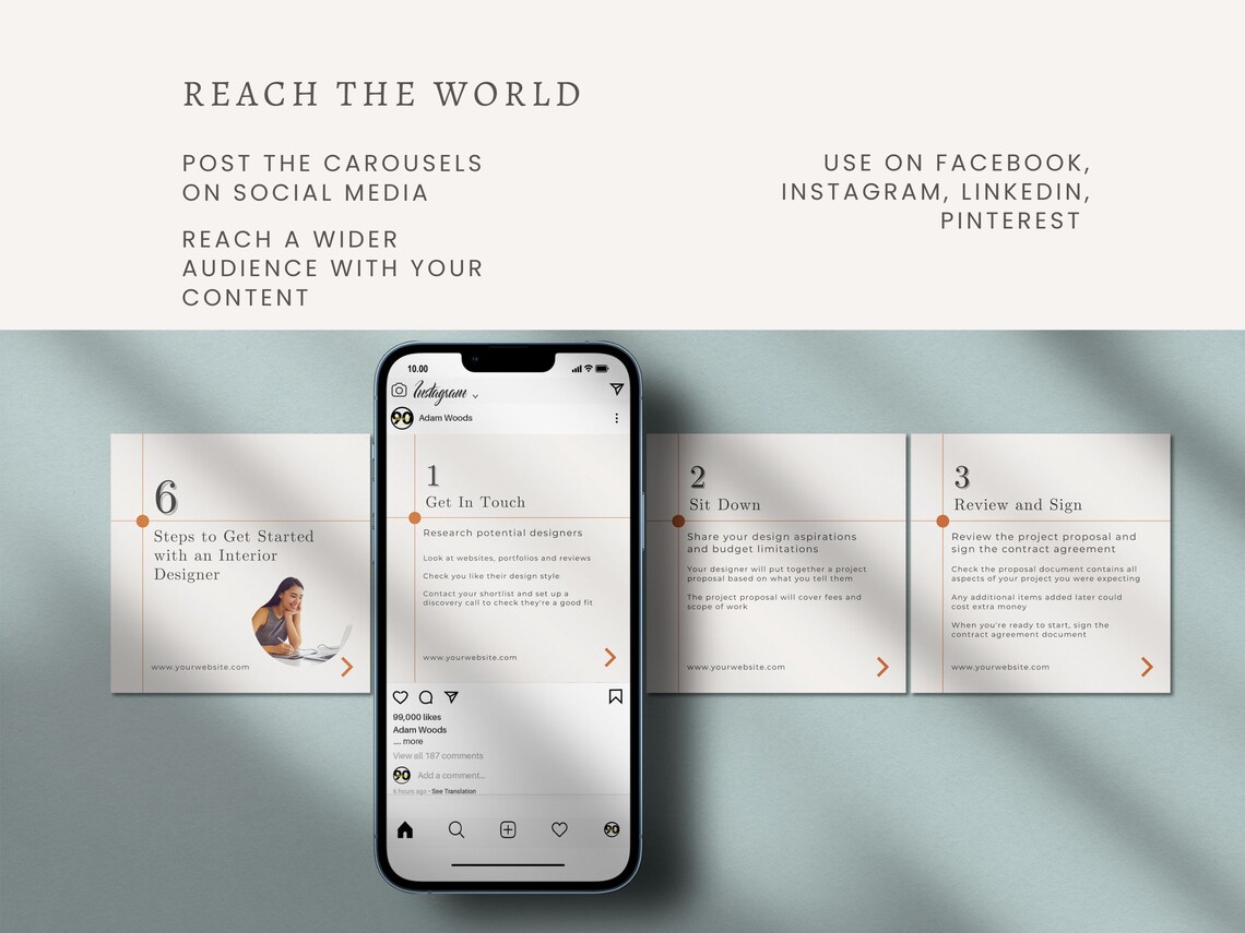Interior Design Client Timeline | Typical Client Journey | Onboarding ...