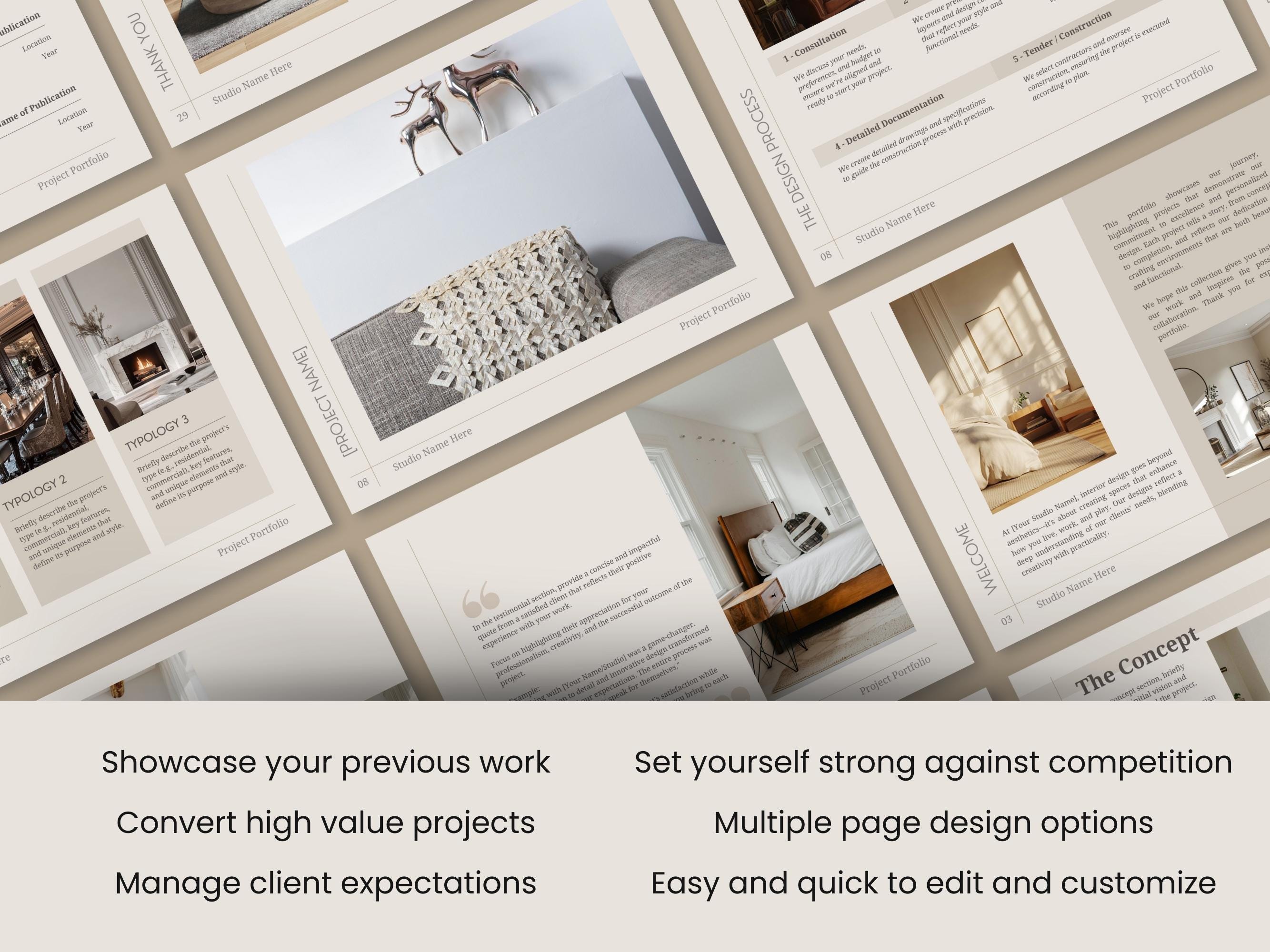 Interior Design and Architecture Portfolio for Interior Designers and ...