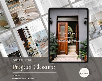 Interior Design Project Closure Packet Template | Client Goodbye | E ...