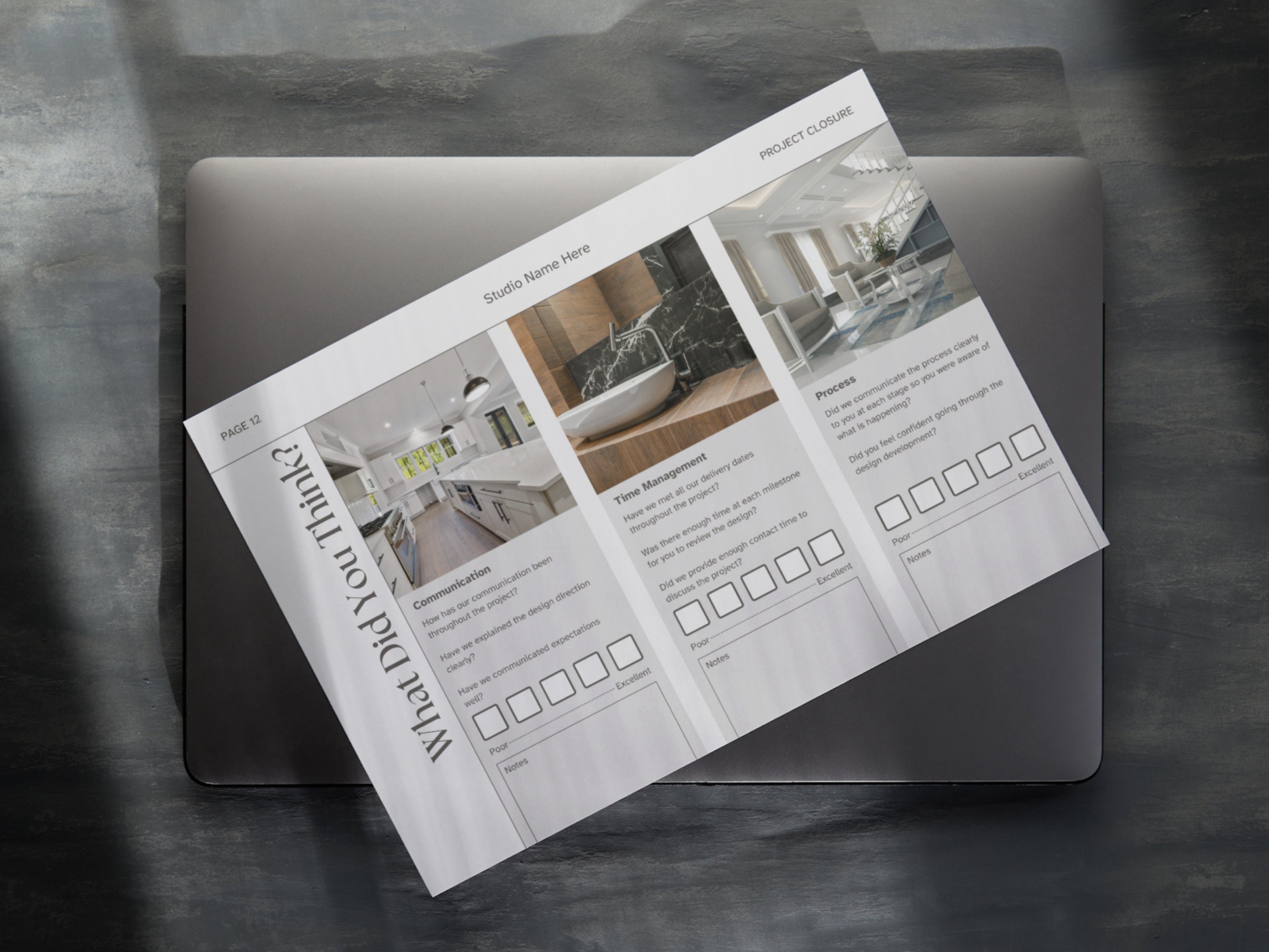 Interior Design Project Closure Packet Template | Client Goodbye | E ...