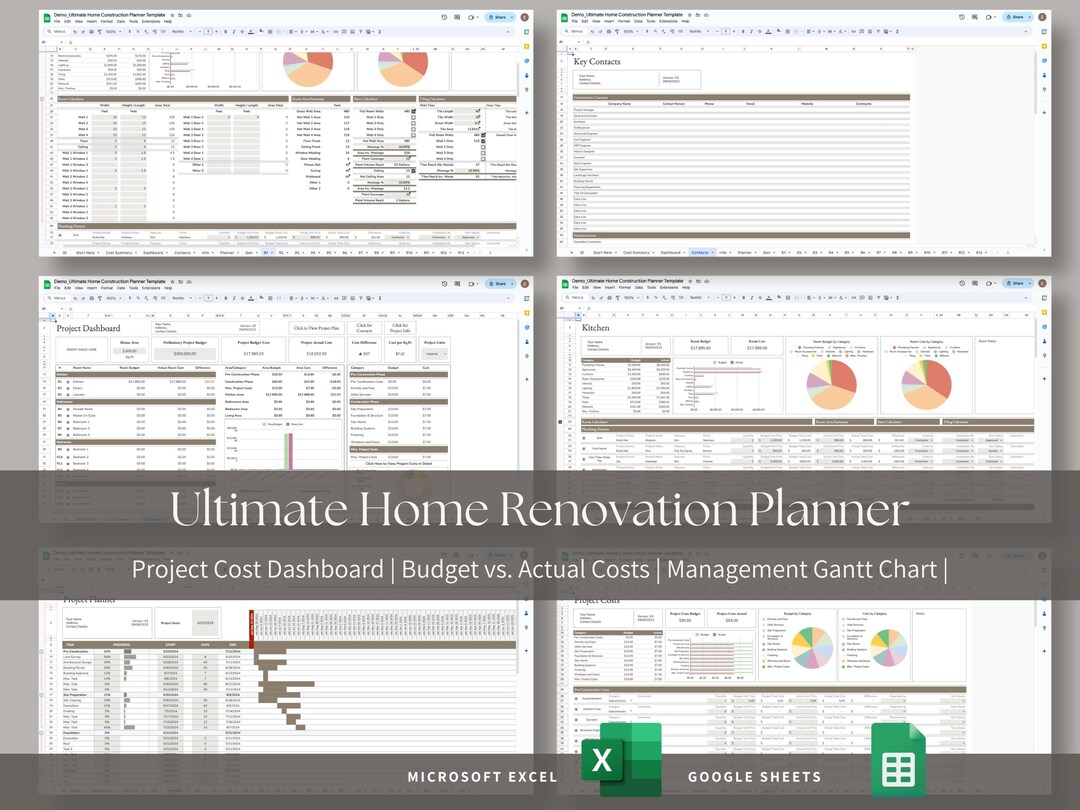 Ultimate Home Construction Renovation Remodel Custom Build, Excel ...