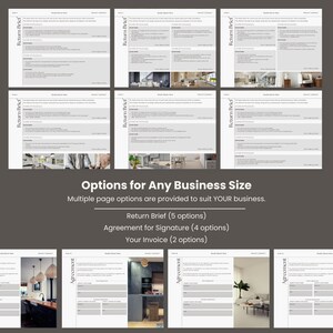 Interior Design Project Agreement Contract | Modern | E-design Contract ...