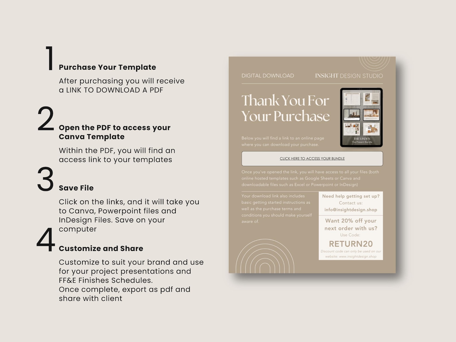 FFE Finishes Schedule and Design Presentation Template Bundle for ...