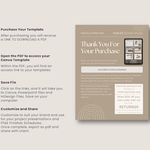 FFE Finishes Schedule and Design Presentation Template Bundle for ...
