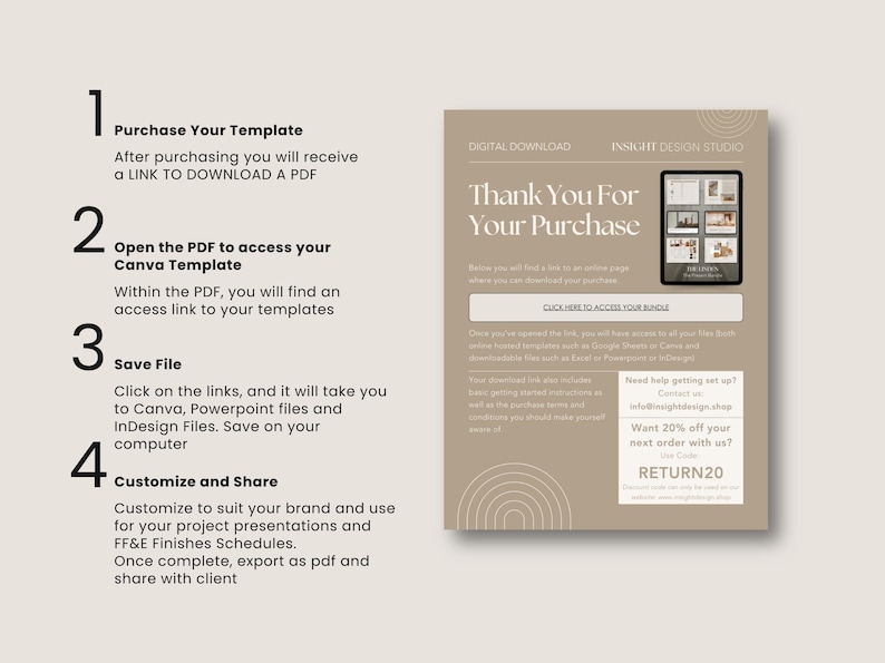 FFE Finishes Schedule and Design Presentation Template Bundle for ...