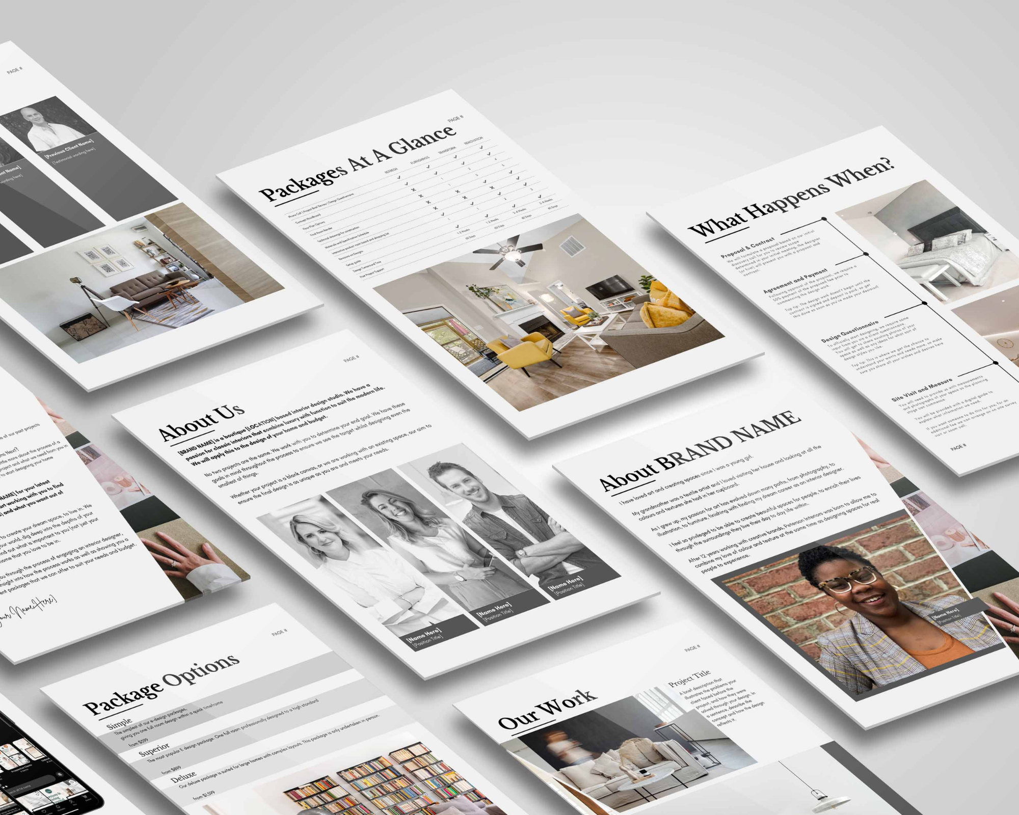 Interior Design Packages and Pricing Guide E-design Packages - Etsy