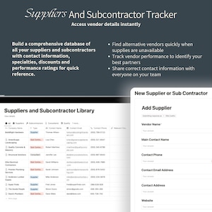 Builder Contractor Construction Project Management Notion System for Task, Timeline and Phase ...