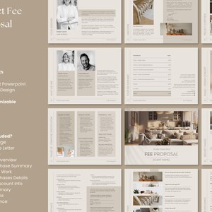 Interior Design Business Template Starter Bundle Fee Proposal, FFE ...