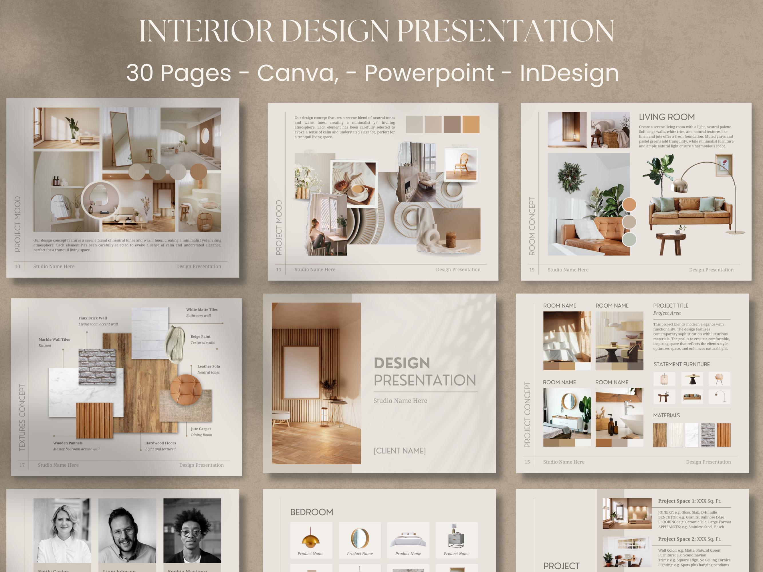 Interior Design Presentation Words
