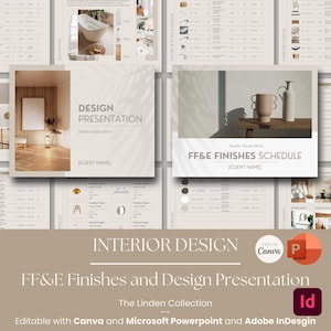 FFE Finishes Schedule and Design Presentation Template Bundle for ...
