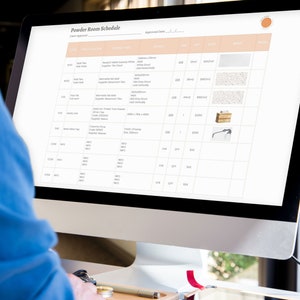 Interior Design Fixture and Finishes Schedule | Canva Template ...