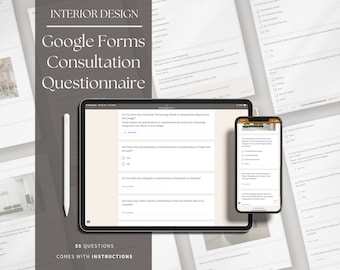 Interior Design Onboarding Client Consultation Questionnaire Google ...