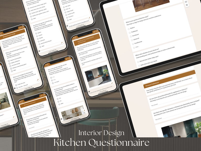 Interior Design Kitchen Questionnaire Google Forms Sheets Interior ...