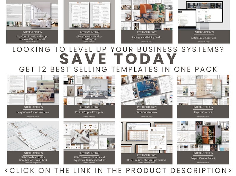 Interior Design Template FFE Finishes, Furniture, Hardware & Fixtures ...