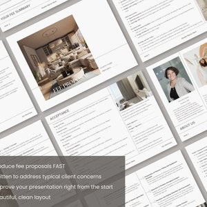 Interior Design Fee Proposal Template - the Alden - Canva Powerpoint ...